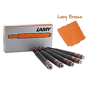 Lamy T10 Fountain Pen Ink Cartridges, 20-Count - Bronze (2019 Special Edition)