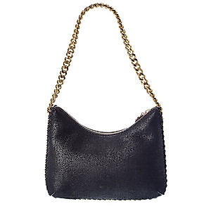 Stella McCartney Falabella Mini Zip Shoulder Bag Black One Size