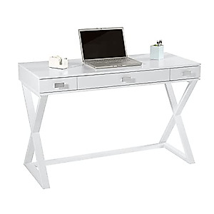 Realspace® Keri 48"W Writing Desk, White