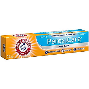 ARM & HAMMER Peroxicare Toothpaste – Clean Mint- Fluoride Toothpaste , 6 Ounce (Pack of 6)