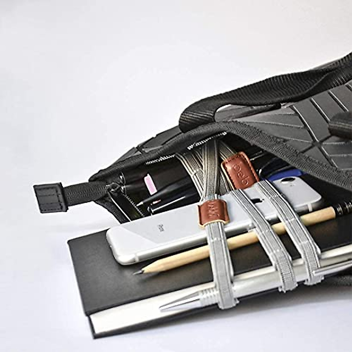 BEBLAU PACK SLIM + TWIST: THE MINIMALIST ORGANIZERS PACK: Unique & Innovative Portable Organizers. at Home, Office, or on-The-go, Have Everything in Place with Beblau Products! Grey Pack