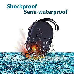 L LTGEM EVA Storage Earphones Case for BeatsX or Beats Flex Wireless Earbuds or Powerbeats2 / Powerbeats3 / Powerbeats High-Performance Wireless Earbuds - Travel Protective Carrying Bag