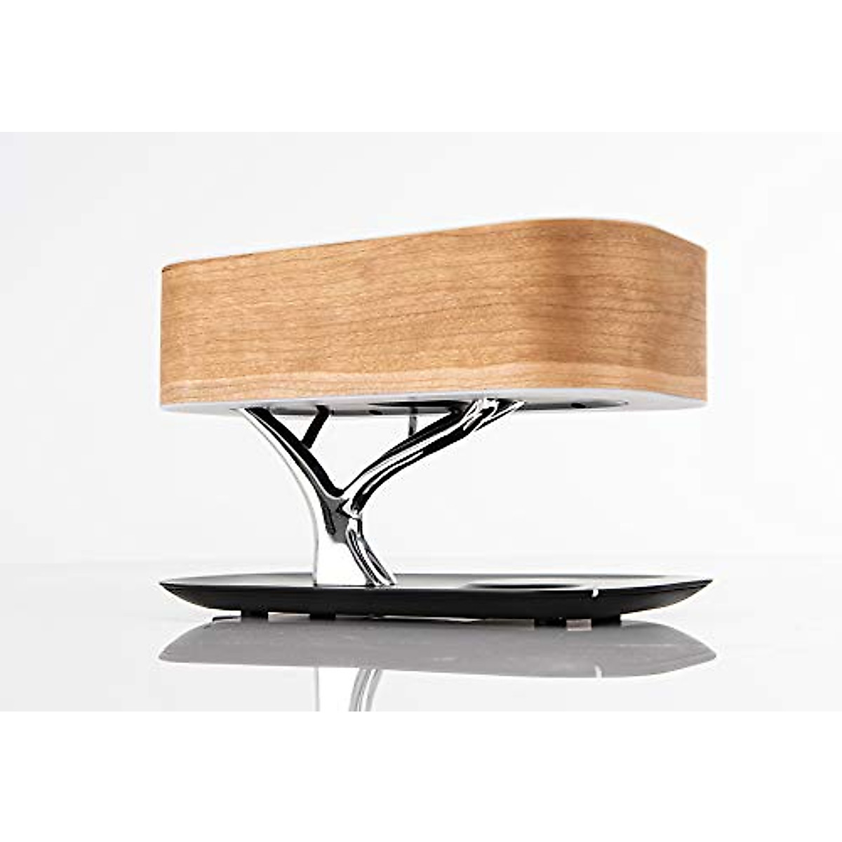 Sharper Image Bonsai Bluetooth Speaker Lamp with Wireless Charging Pad
