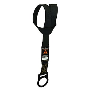 FallTech 72494FT Multi-Purpose Arc Flash Choker - Arc Flash Nomex Choker with 1 Coated D-Ring, 4', Black
