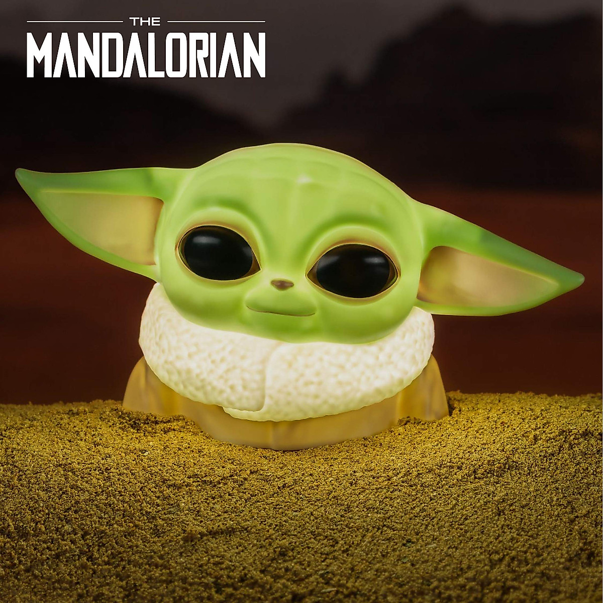The Mandalorian Baby Yoda Grogu Desktop Light - Officially Licensed Star Wars Merchandise, Plastic