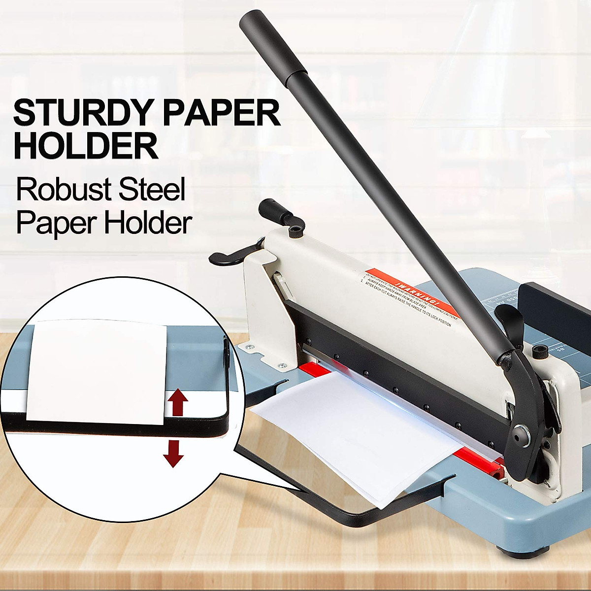 VEVOR Industrial Paper Cutter A3 Heavy Duty Paper Cutter 17 Inch Paper Cutter Heavy Duty 500 Sheets Paper with Clear Cutting Guide for Offices, Schools, Businesses and Printing Shops