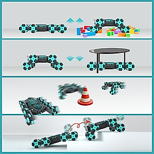 Coplus 8WD Gesture Sensing Stunt Rc Cars, 2.4Ghz Rechargeable Racing Drift Hand Remote Control Clamber Car, Toy for Kids 8 9 10 11 12 Year Old Xmas Birthday Gifts Ideas for Boys & Girl (Black)