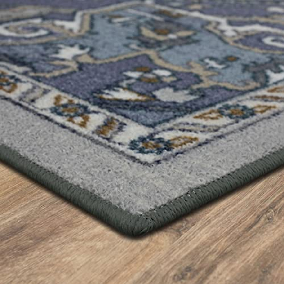 Mohawk Home Manne Medallion Denim Blue 1' 8" x 2' 10" Area Rug