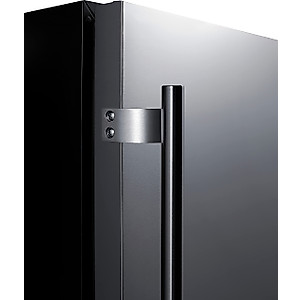 Summit Appliance ALFZ53 24" Wide Built-In All-Freezer, ADA Compliant; 3.67 cu.ft. Capacity, Frost-free Operation; Stainless Steel Door, Digital Thermostat, Temperature Memory Function