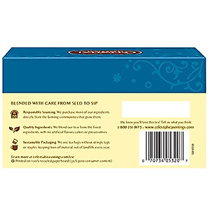 Celestial Seasonings Herbal Tea, Mint Magic,Caffeine Free, 20 tea bags (Pack of 6)