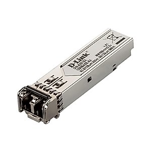 D-Link 1-Port Mini-GBIC SFP to 1000BaseSX Multi-Mode 550M Fiber Transceiver - (DIS-S301SX)