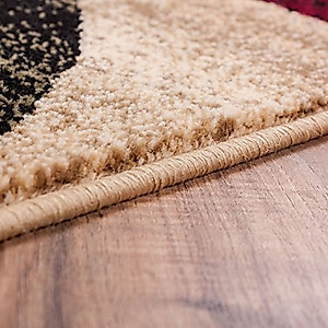 Well Woven Barclay Bowery Art Dercor Ivory Geometric Modern Area Rug 3'11'' X 5'3''