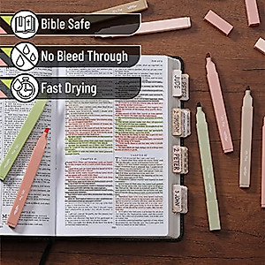 Mr. Pen- Bible Case and Aesthetic Highlighters, Boho Theme