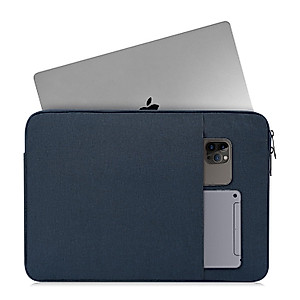 15.6 inch Laptop Sleeve Case for HP Envy X360/Pavilion 15, HP Victus 15.6", Lenovo IdeaPad 15, Dell Inspiron/Latitude 15, Acer Aspire 15, ASUS ZenBook, Water-Restistant 15.6 Computer Bag -Navy Blue