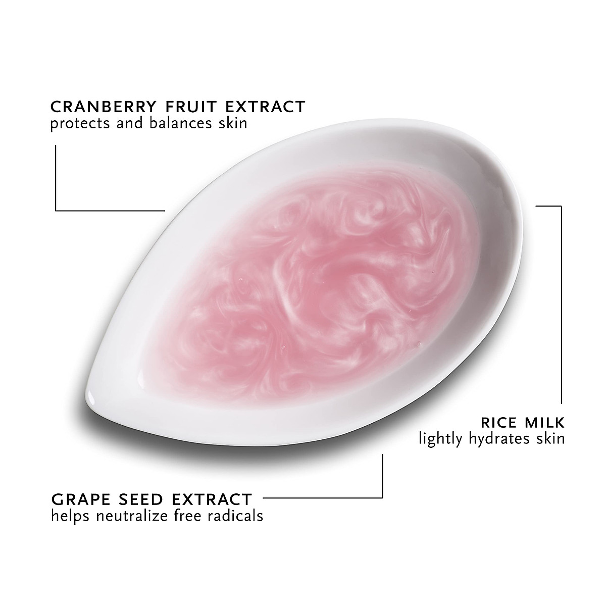 Arcona Cranberry Extract and Rice Toner - Hydrating Milky Brightening Tonic for Glowing Skin. 4.05 fl oz., Made in The USA