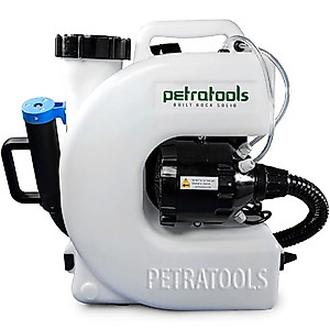 PetraTools Electric Fogger Machine, Mosquito Fogger Machine, Insect Fogger Backpack Sprayer - ULV Fogger with Extended Commercial Hose & Padded Straps (4 Gallon)