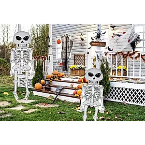 62.2&quot; Skeleton Halloween Helium Balloons - Jumbo Skull Foil Balloon for Spooky Halloween Decoration Party Supplier 2pcs