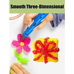 3D Printing Drawing Book, Reusable Colorful 40 Patterns Thick Paper Template with a Clear Plate, Painting Graffiti Template for 3D Pen Kids DIY Gift