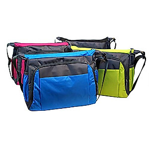 Nupouch Sporty Crossbody Bag, Water Resistant Shoulder Bag Purse, Travel Bag, Large, Black