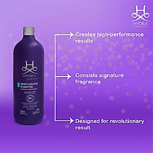 Hydra Professional Moisturizing Dog Shampoo, Oatmeal Bath for Dogs and Cats, Pet Wash for All Breeds and Coat Types, Promotes Healthy Skin and Coats