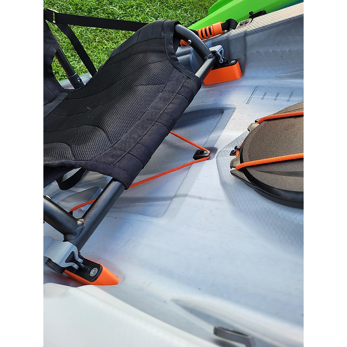 Zephyr's Market Kayak Seat Risers Compatible with Lifetime Tamarack Pro, Kenai Pro, and Teton Angler Kayaks (Black)