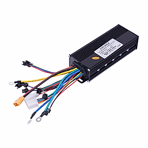 YIPONYT Electric Bike Controller Kit, 36V 48V 1200W E-Bicycle Brushless Controller Kit with LCD Display for DIY Electric Bicycle Scooter (48V)