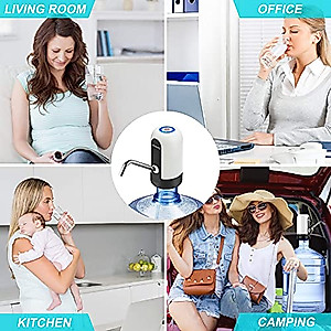 eSeedy Water Dispenser, Automatic Electric Drinking Water Pump for 5 Gallon Water Bottle and Water Jugs