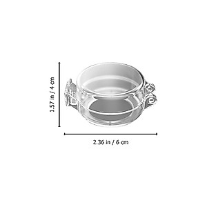 DOITOOL Kitchen Stove Knob Covers 4 Pcs Stove Knob Covers Baby Safety Gas Stove Knob Cover Protection Locks Oven Gas Safety Guards Switch Cap for Child Proofing Kitchen Transparent