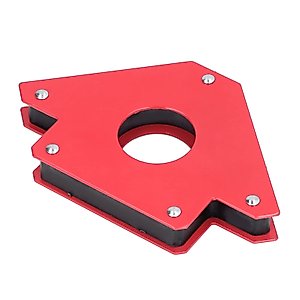 Rankomu Magnetic Welding Holder, Welding Magnet, 5in 75lbs Welder Magnet Holder Angle Support Fixture Tool Stainless Steel for Multiple Angles