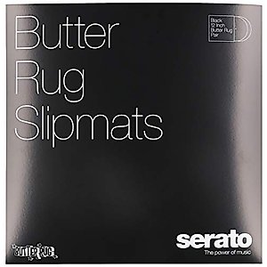 Serato DJ Slipmat (OSA-SM-BLK-BR) , Black