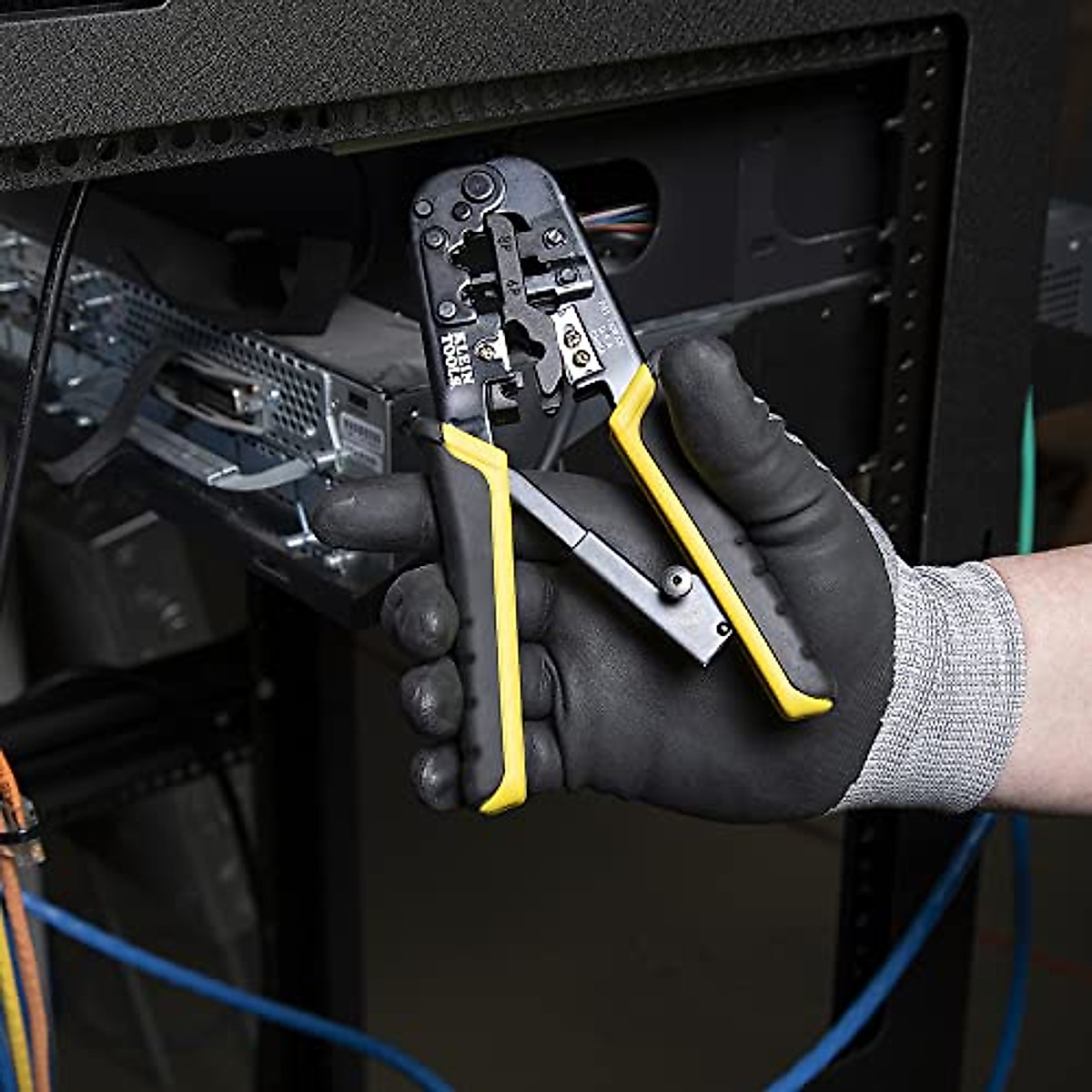 Klein Tools VDV226-011-SEN Ratcheting Modular Crimper/Stripper