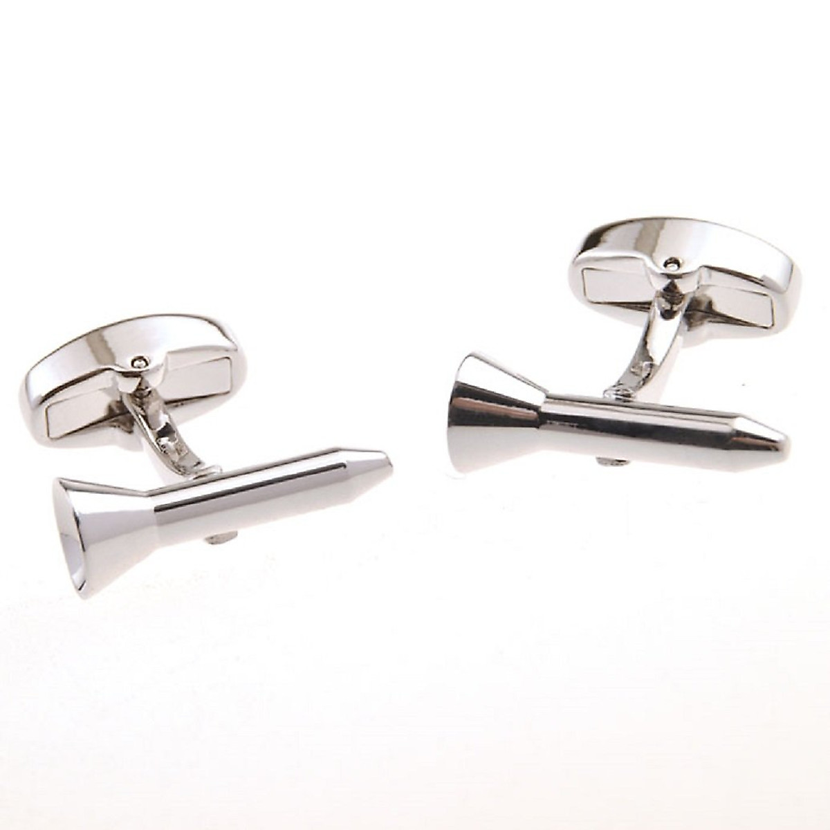 MRCUFF Golf Tee Golfer Pair Cufflinks in a Presentation Gift Box & Polishing Cloth