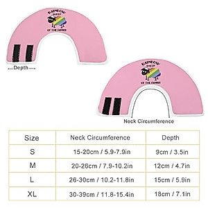 Rainbow Sheep of The Family LGBT Pride Comfortable Dog Cone Cat Collar Adjustable Prevent from Licking Wounds L