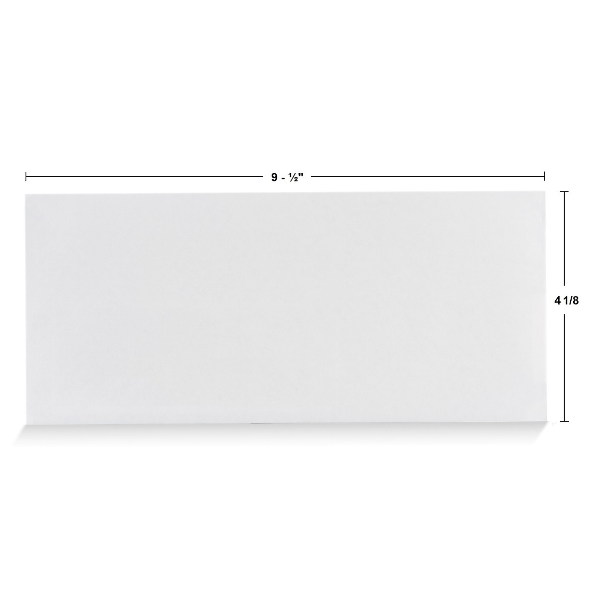 #10 Security Tinted Self-Seal Envelopes - No Window - EnveGuard, Size 4-1/8 X 9-1/2 Inches - White - 24 LB - 100 Count (34100)