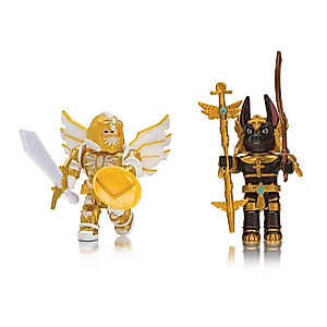 Roblox Action Collection- Anubis + Sun Slayer Two Figure Bundle [Includes 2 Exclusive Virtual Items]
