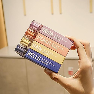 HIRAKI Flysmus Lusty Pheromone Perfume, Blisce Phero Perfume, Lusty Pheromone Perfume, Pheromones Perfumes for Women to Attract Men, Lusty Pheromone Perfume, Pheromone Roll-On Perfume (4PCS)