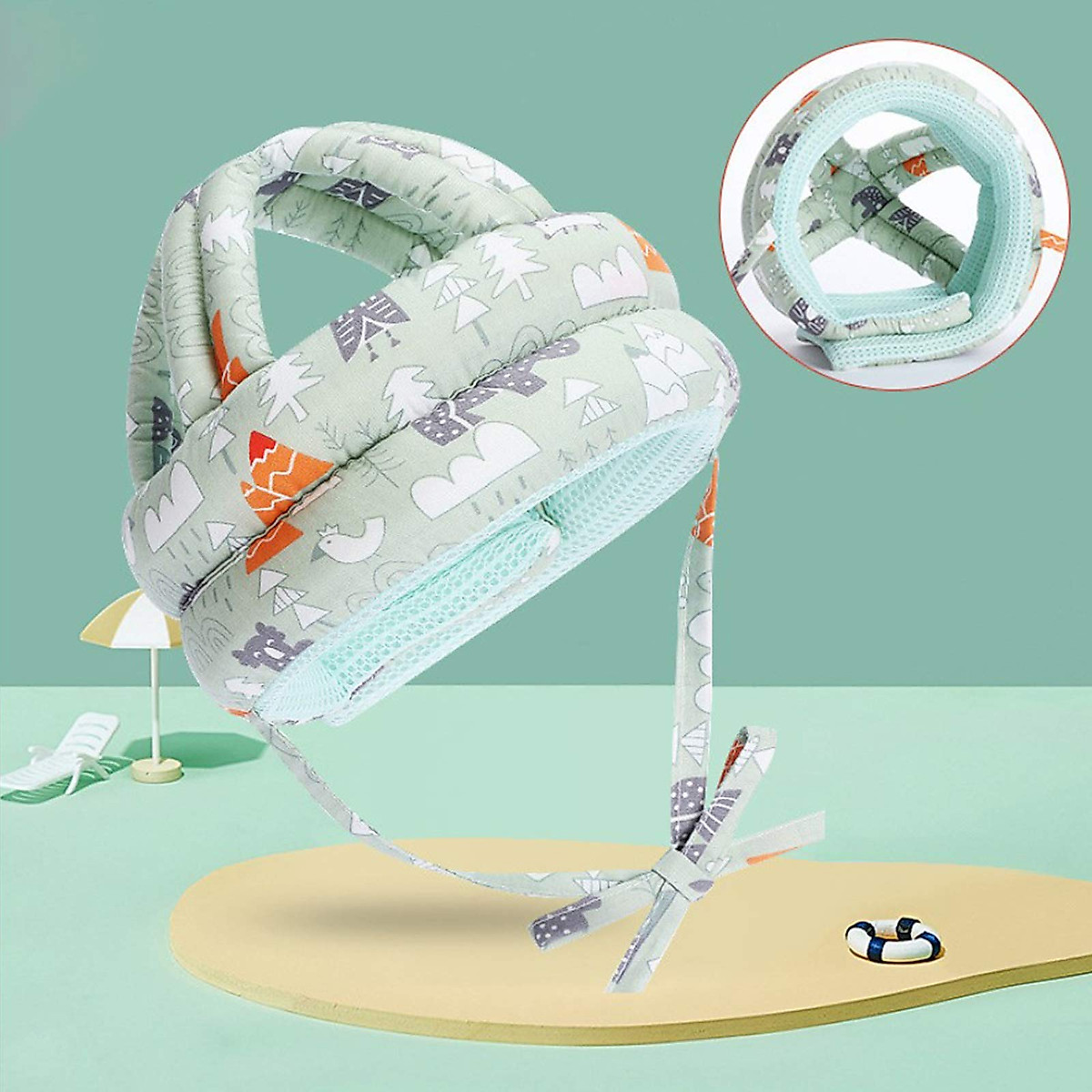 DaMohony Baby Helmet for Crawling Walking, Baby Infant Toddler Helmet Head Protector, No Bump Safety Head Cushion Bumper Bonnet, Baby Safety Headguard Shock-Absorbent Protective Hat