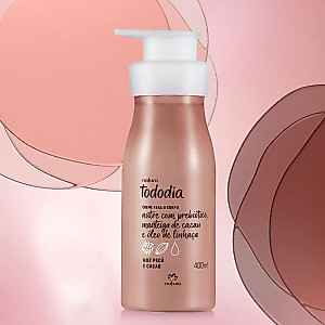 Natura - Linha Todo Dia (Noz Peca e Cacau) - Creme Hidratante Nutritivo para o Corpo 400 Ml - (Natura - Every Day (Pecan Nut and Cocoa) Collection - Nourishing Body Moisturizing Cream 13.52 Fl Oz)