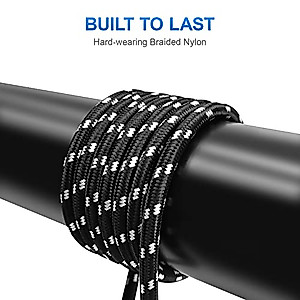 Heams Premium 10 FT Guitar Cable, 1/4 Inch Instrument Cable- Noise Free and Super Durable Guitar Chord- AMP Cord for Bass, Electric Guitar, Electric Mandolin, Right Angle