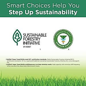 SOFPULL CENTERPULL HIGH-CAPACITY PAPER TOWELS BY GP PRO (GEORGIA-PACIFIC), 28143, WHITE, 4 ROLLS PER CASE, 567 TOWELS PER ROLL