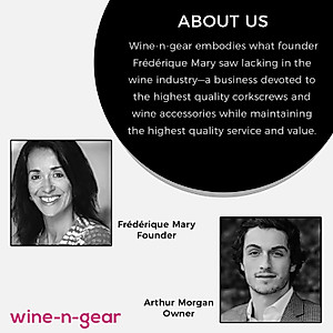 Laguiole California Waiters Corkscrew - Rosewood - Wine Bottle Opener with Ergonomic Handle for Bartenders & Gifts - Sharp Micro-Serrated Knife - Stored in a California Oakwood Gift Box