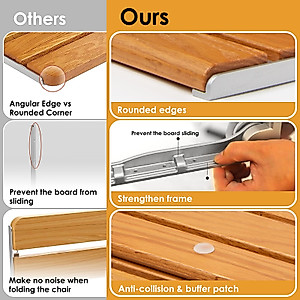 Wall Mounted Folding Shower Seat,Solid Wooden Folding Shower Chair,Support 400lbs,Wall Mounted Fold up Shower Chair,Wall-Mounted Fold Up Bathroom Shower Seats and Benches Visit The FinityPro Store