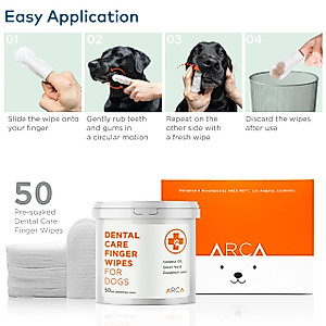 ARCA PET Ultimate Care Bundle: First Aid Kit, Ear Cleaner Wipes & Dental Care Wipes