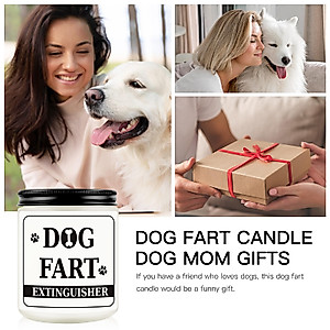 Dog Mom Gifts for Women, Dog Fart Candle, to Dog Lovers Gifts for Women, Dog Decor, Dog Memorial Gifts, Funny Birthday Gifts for Mom Dad Sister Wife Friends, Novelty Gifts Cool Gifts for Dog Lovers
