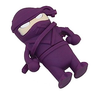 8GB Ninja Model USB 3.0 Flash Drive Memory Stick PenDrive Thumb Drive Jump Drive USB Flash Memory USB 3.0 Drive Ｕ Disk USB Stick Flash Disk Pen Drive - Purple