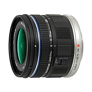 Olympus M.Zuiko Digital ED 9-18mm F4.0-5.6 Lens, for Micro Four Thirds Cameras
