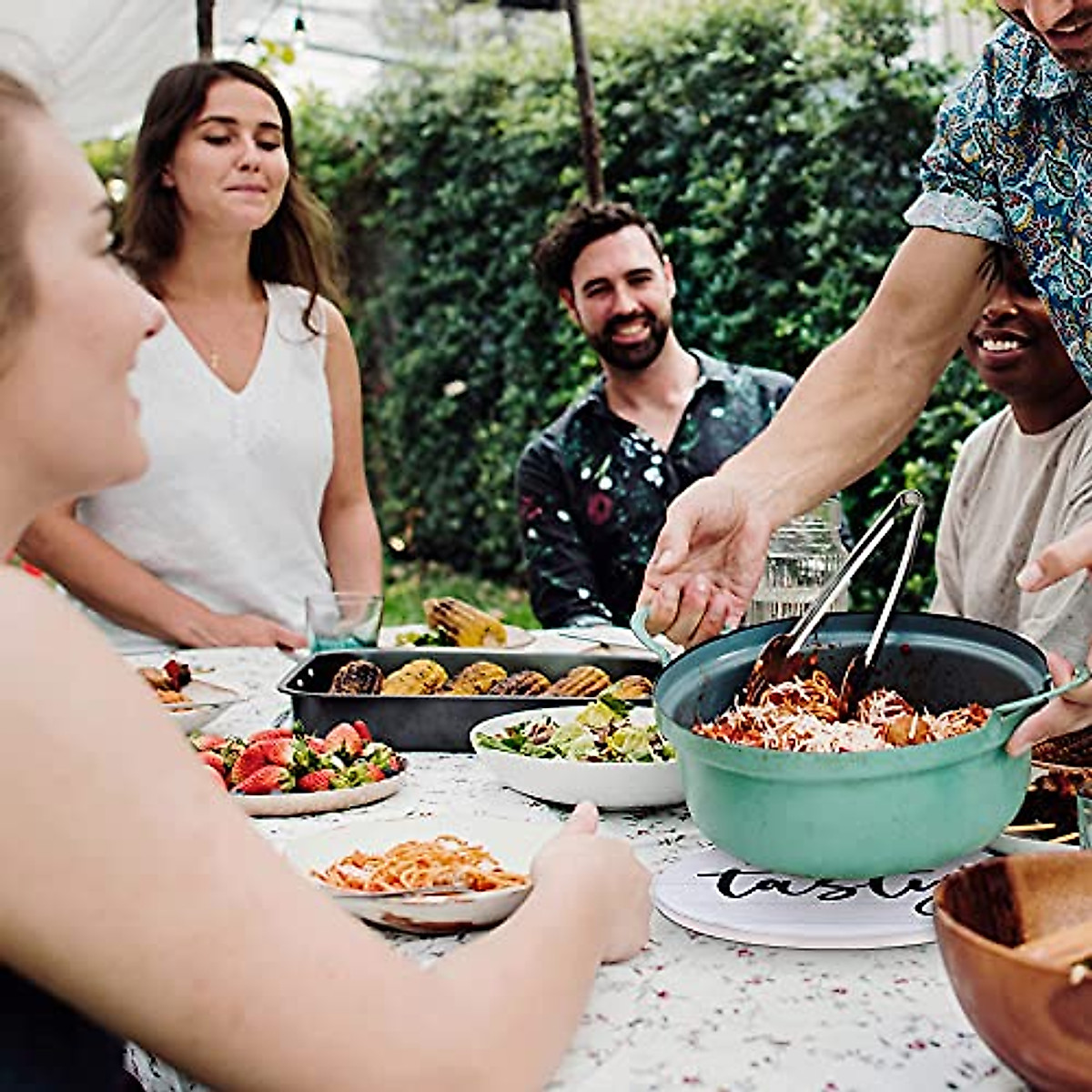 Stylish Trivets for Hot Dishes - Set of 2 - Ceramic Hot Pads for Kitchen Counter - Heat Resistant Mat - Trivets for Kitchen Counter - Farmhouse Style Hot Pot Holder - Trivets for Hot Pots and Pans