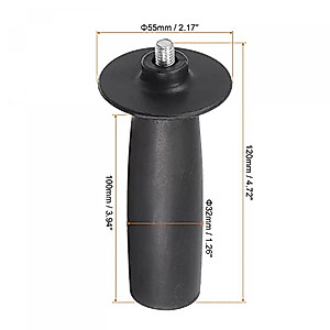 uxcell 8mm Thread Plastic Auxiliary Side Handle Tool for Angle Grinder