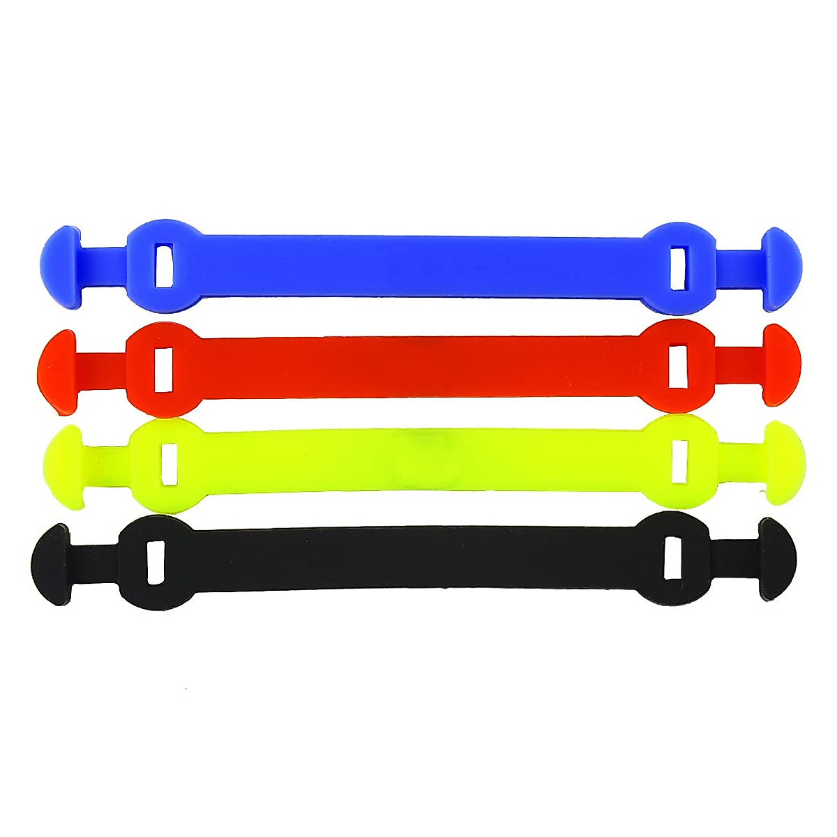 Andux Silicone Tennis Vibration Dampener Long Buckle Type Reduce Vibration 6pcs/set BZQ-06 (blue)