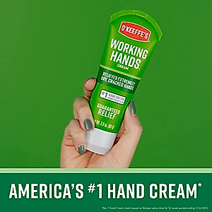 O'Keeffe's Working Hands Hand Cream, 3 oz Tube and Night Treatment Hand Cream, 3 oz Tube